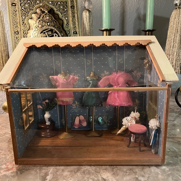 Handmade | Toys | Dollhouse Miniature Room Box Display With ...